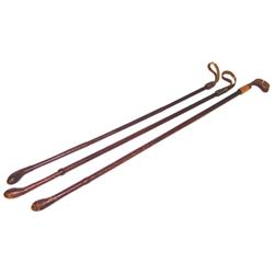 3 Vintage Riding Crops