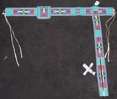 Crow Beaded Belt