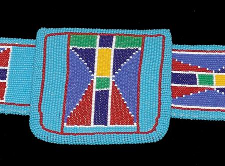 Crow Beaded Belt