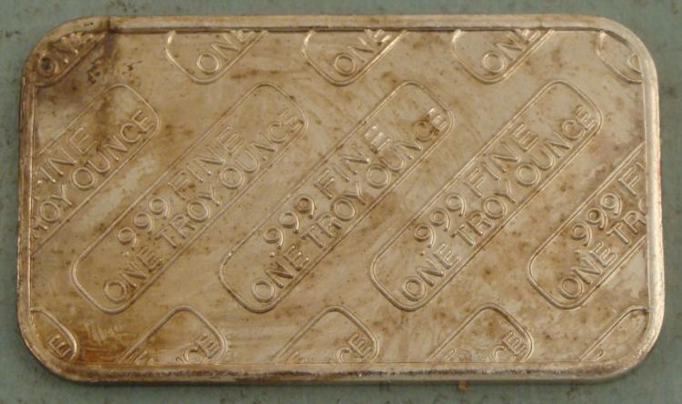 Lone Ranger Silver Bullet Bar .999 One Troy Ounce