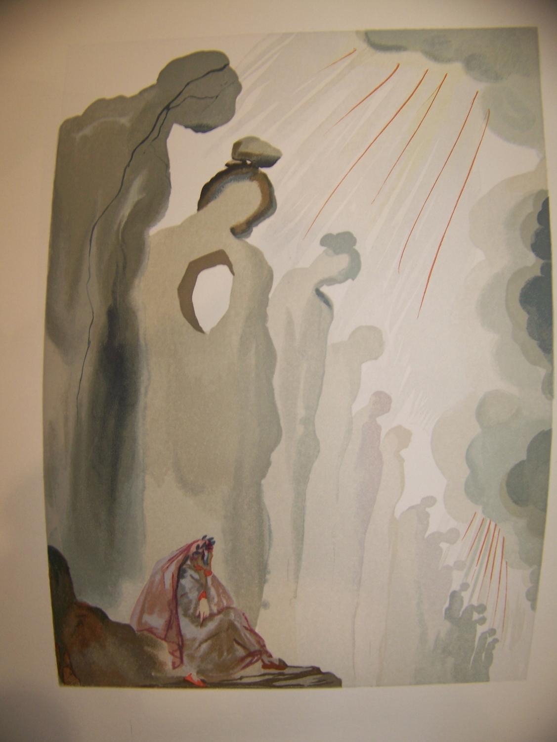 Salvador Dali Woodblock from Divine Comedy Purgatory#13 The Second ...