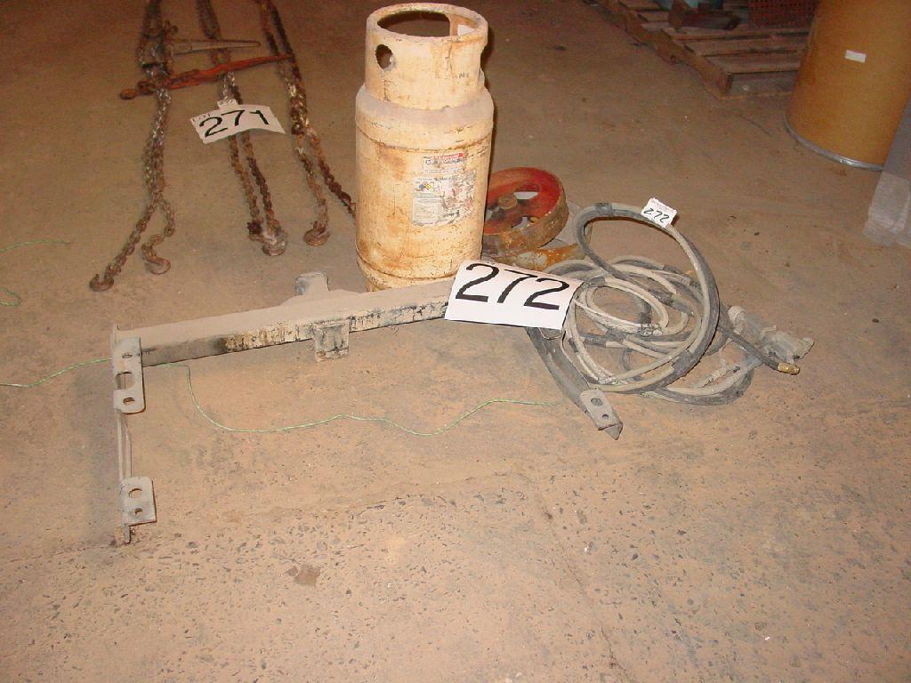 RECEIVER, PROPANE TANK & PAINT GUN