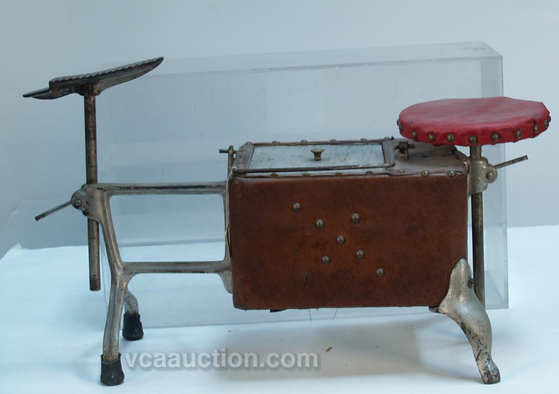Early Shoe Shine Station Stand Box & Seat
