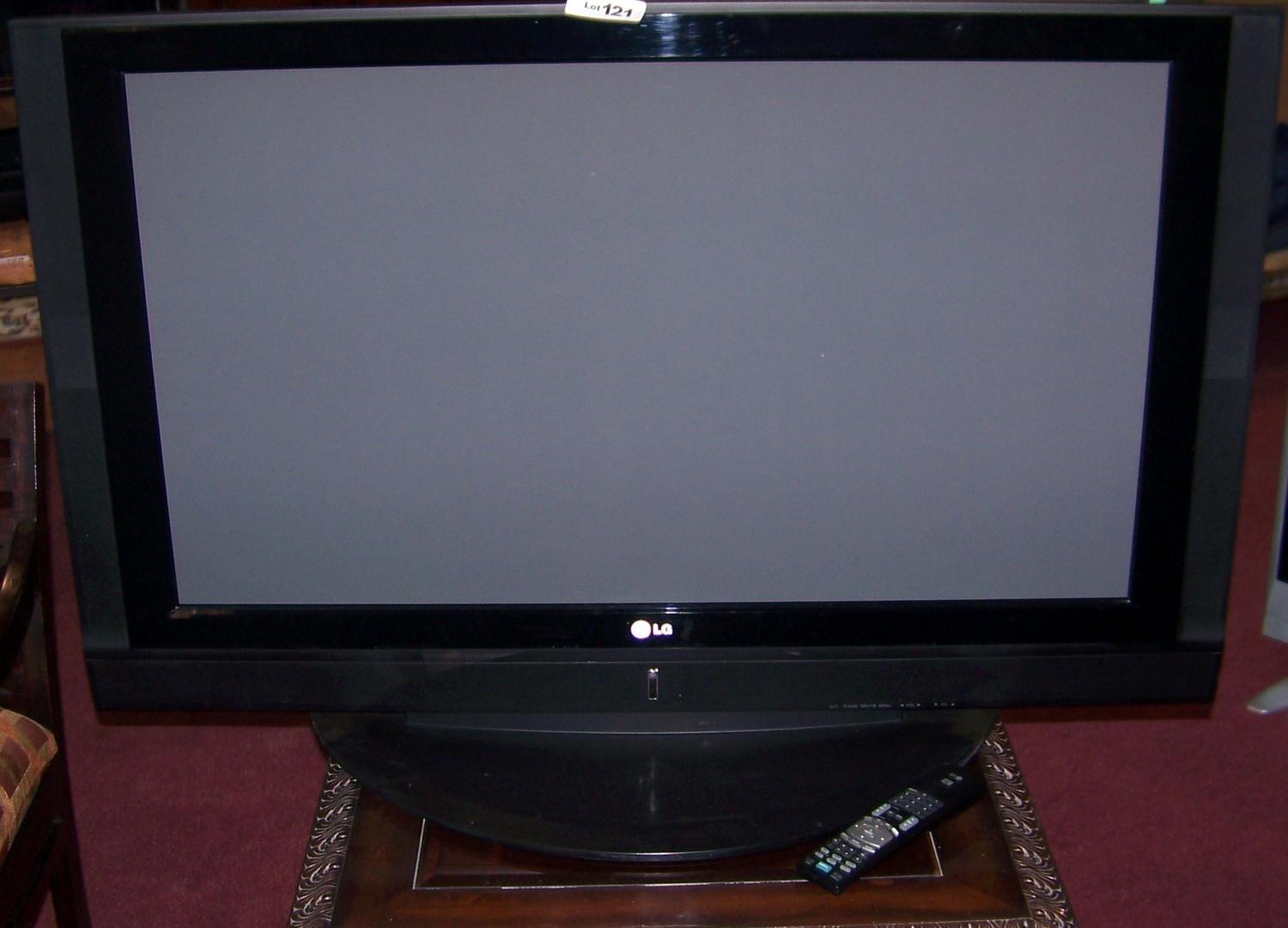 LG 42" Flat Plasma Screen TV.