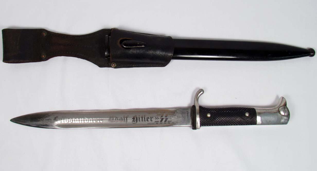 RARE WW2 GERMAN NAZI WAFFEN SS PRESENTATION BAYONE