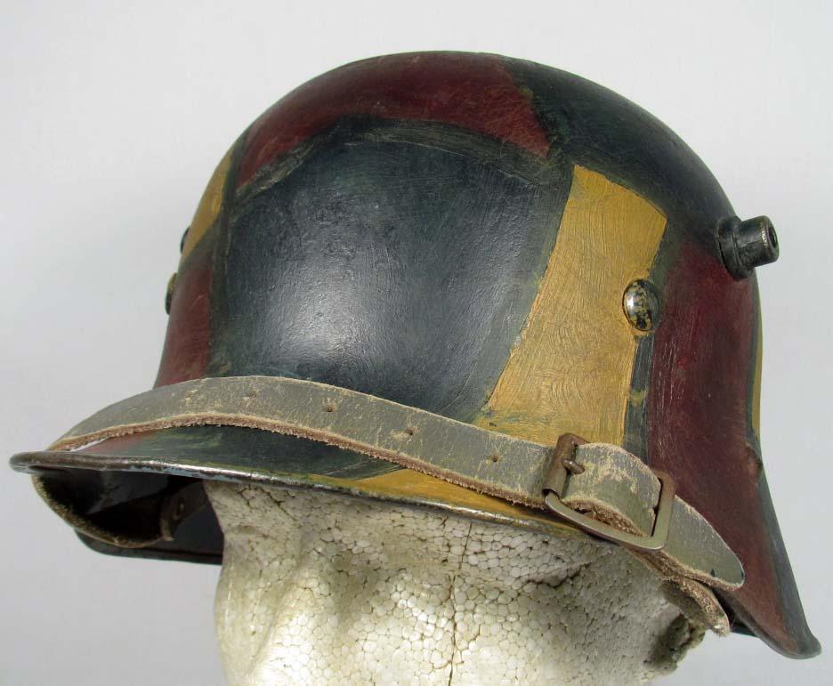 WW1 IMPERIAL GERMAN CAMOUFLAGE M-16 COMBAT HELMET