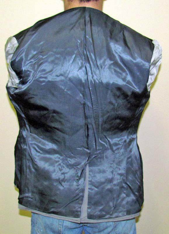 WW2 GERMAN NAZI GREY UNIFORM COAT W/ ONE COLLAR TA