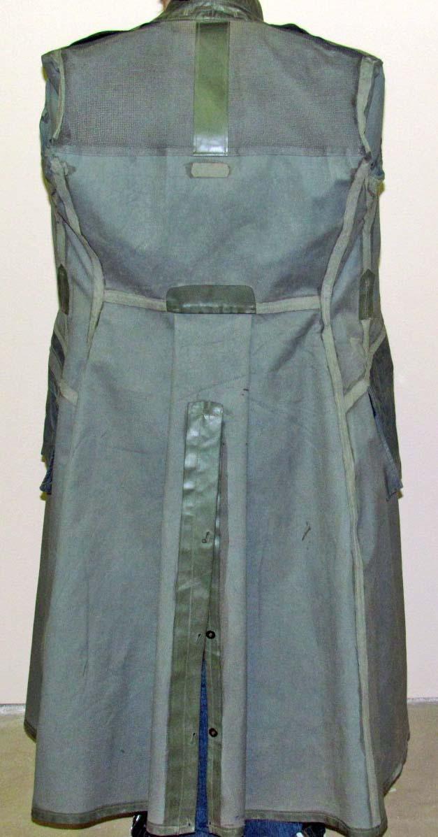 WW2 GERMAN NAZI LEATHER OVERCOAT - Inside stamped