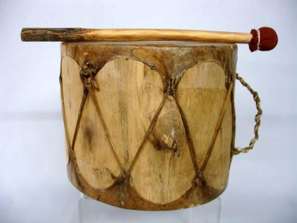 Native American Pueblo Drum & Beater