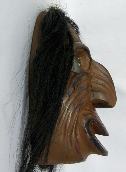 Iroquois Wooden False Face Society Mask
