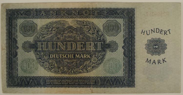 GERMAN 1948 100 DEUTSCHE MARK NOTE