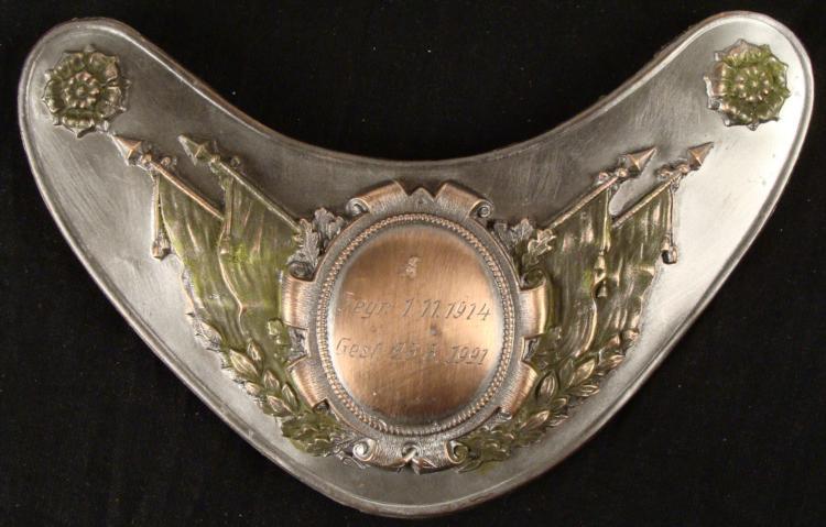 NAZI ERA DEUTSCHER REICHSKRIEGERBUND GORGET-ORIGINAL
