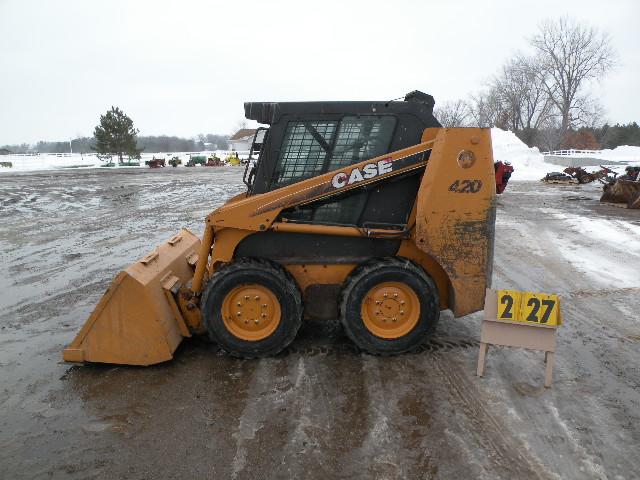 Case 420 Skid Steer SN# N7M463340
