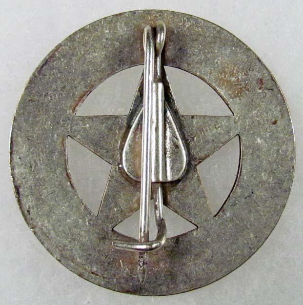 VINTAGE ALCATRAZ PRISON GUARD LAW BADGE W/ THIN VE
