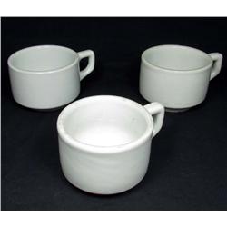 LOT OF 3 WW2 GERMAN NAZI COFFEE MUGS - Each approx