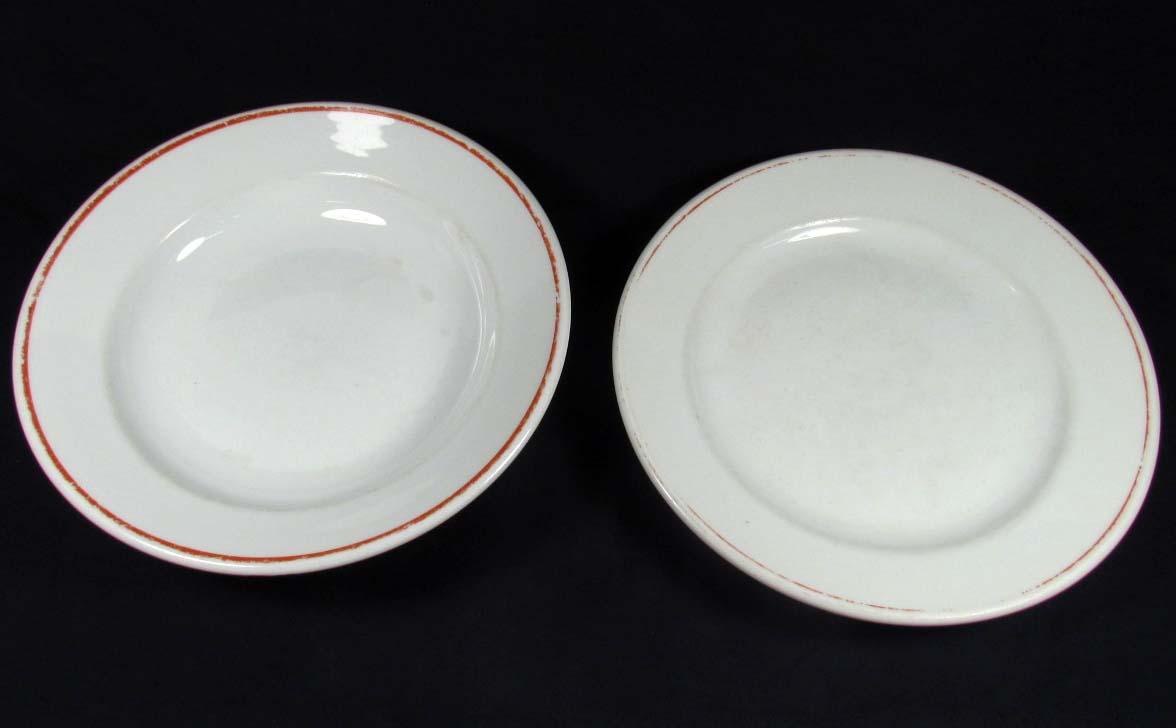 LOT OF 2 PIECES WW2 GERMAN NAZI PLATE AND BOWL W/