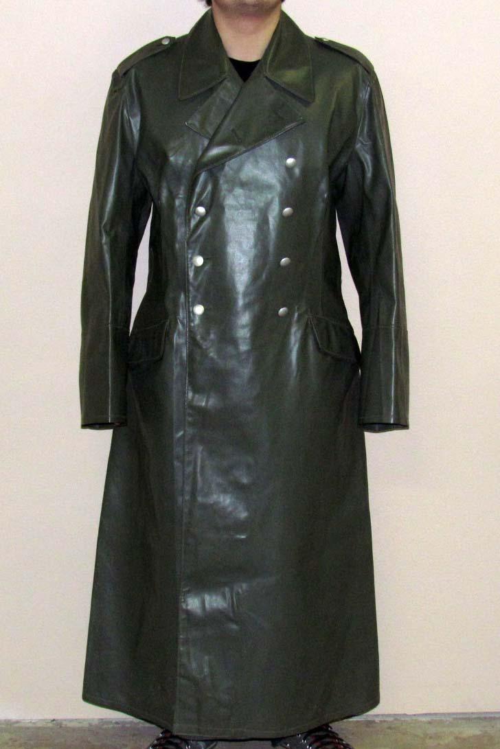 WW2 GERMAN NAZI MOTORCYCLIST'S LONG OVERCOAT