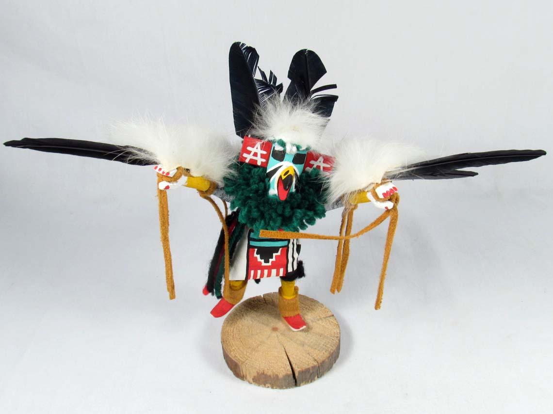 VINTAGE KACHINA DOLL - SIGNED - Signed Eagle, Lore