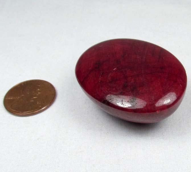 RARE 256 CT. PIGEON BLOOD RED CABOCHON RUBY