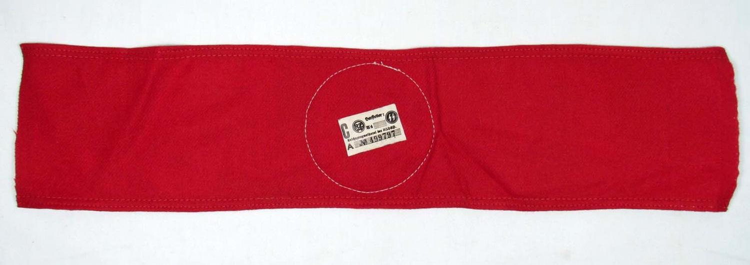 RARE WW2 GERMAN NAZI WAFFEN SS OFFICERS ARM BAND