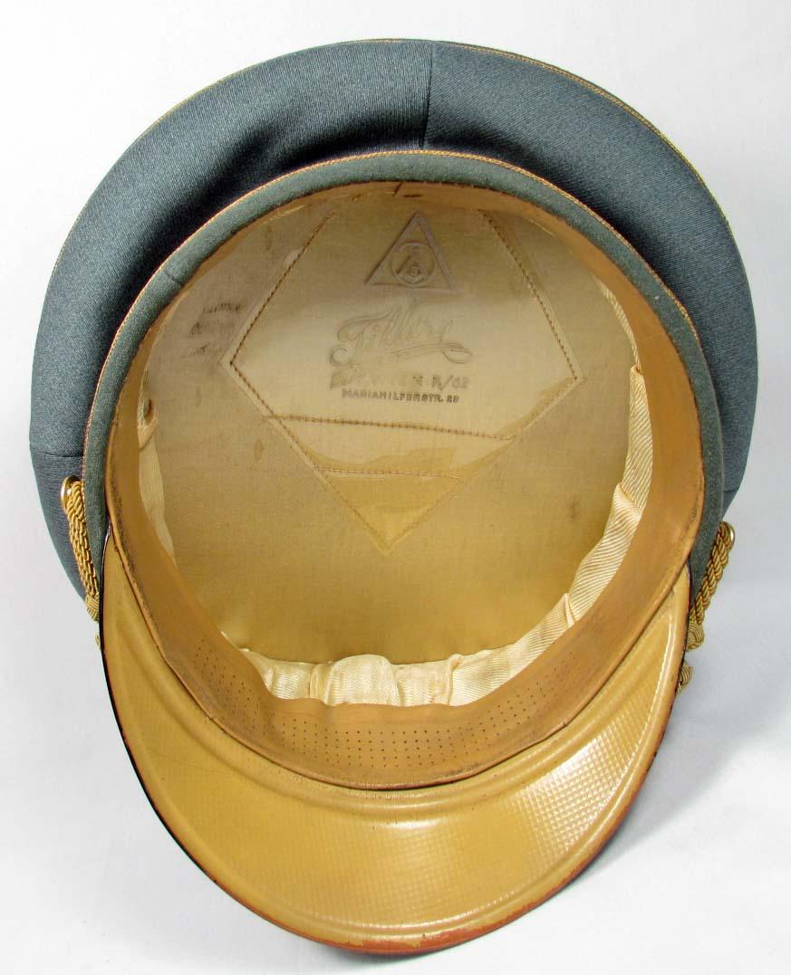 WW2 GERMAN NAZI VISOR HAT FROM HOLOCAUST MUSEUM