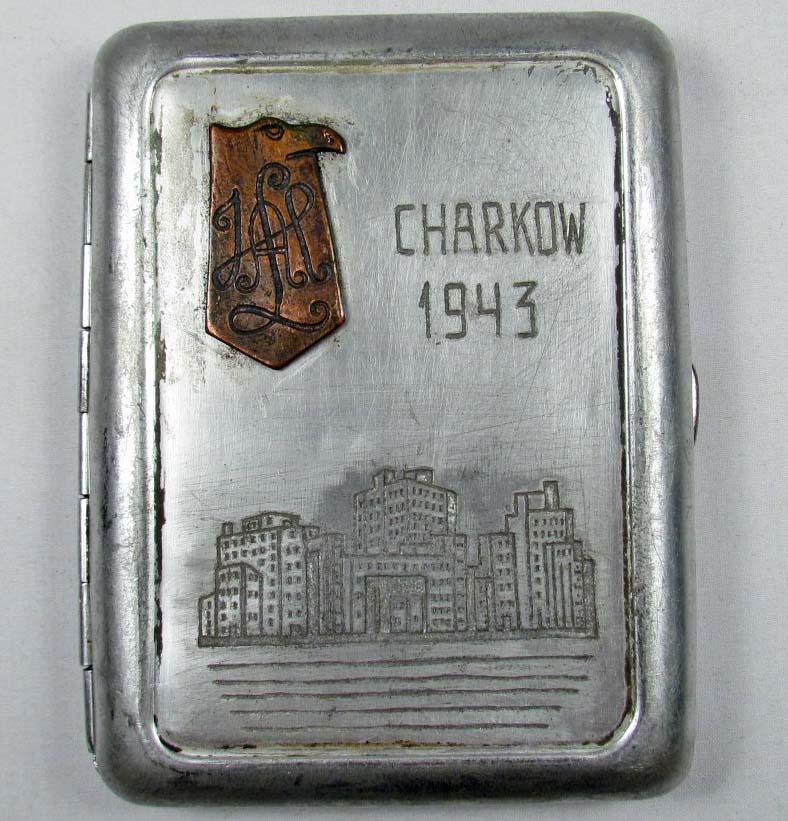 WW2 GERMAN NAZI CIGARETTE CASE - Marked on front C