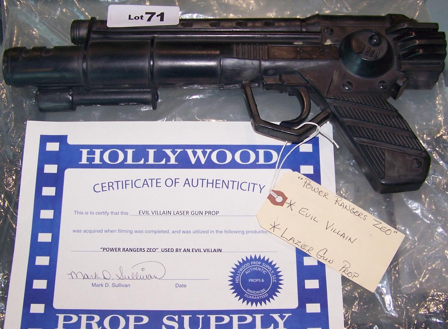 Evil Villain Laser Gun Prop From POWER RANGERS ZEO used by an EVIL ...