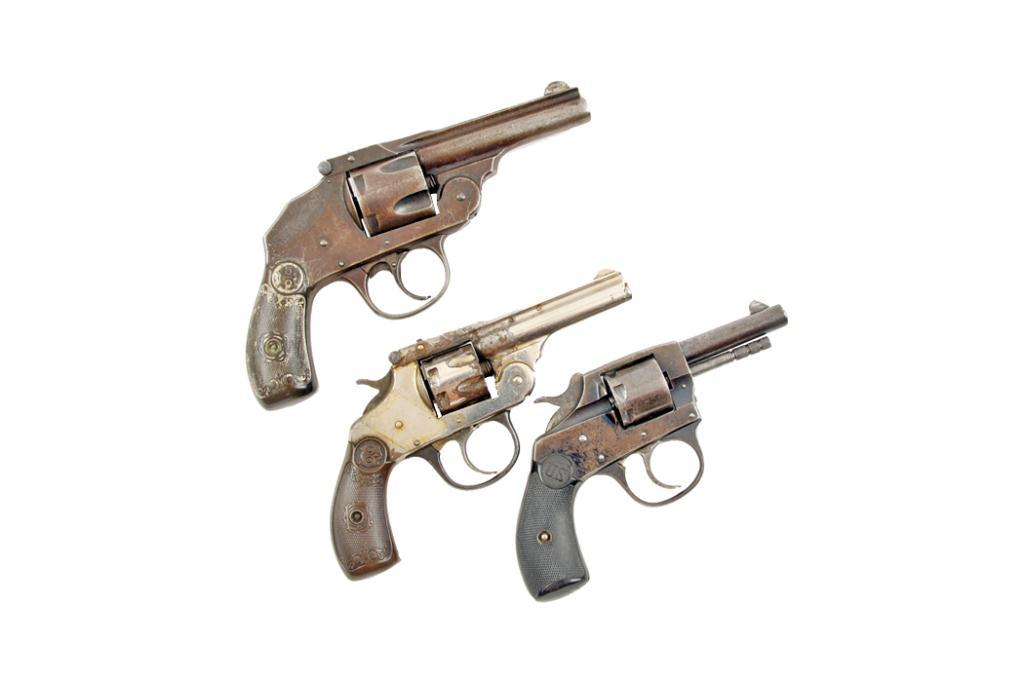 Lot of Three Antique Revolvers All needing small repairs. FFL DEALERS ...