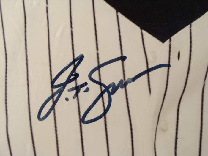 J.T. Snow Signed NY Yankees Photo on Plaque 1993 COA