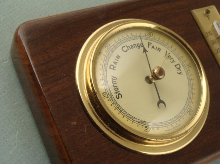 Vintage Wall Thermometer Barometer Hygrometer Germany