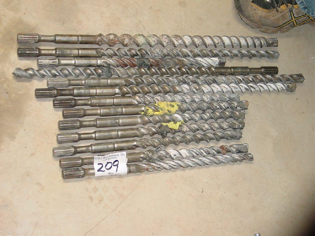 ROTARY HAMMER BITS 3/4” TO 1 1/8” (X13)