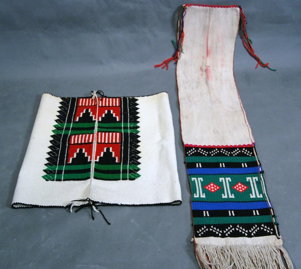 Hopi woven dance kilt & sash (note body paint)