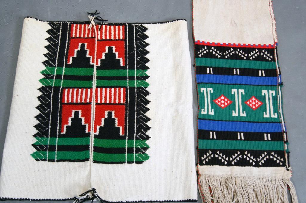 Hopi woven dance kilt & sash (note body paint)