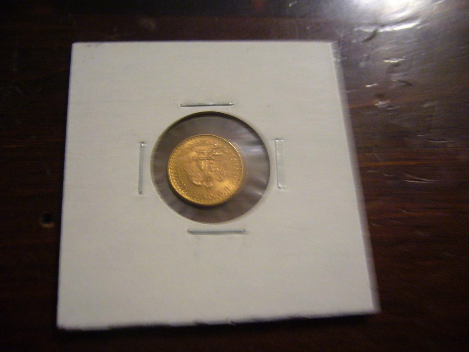 1945 dos peso gold coin