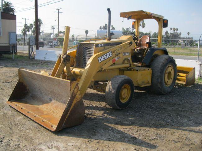2001 John Deere 210LE 4x4 Skip Loader