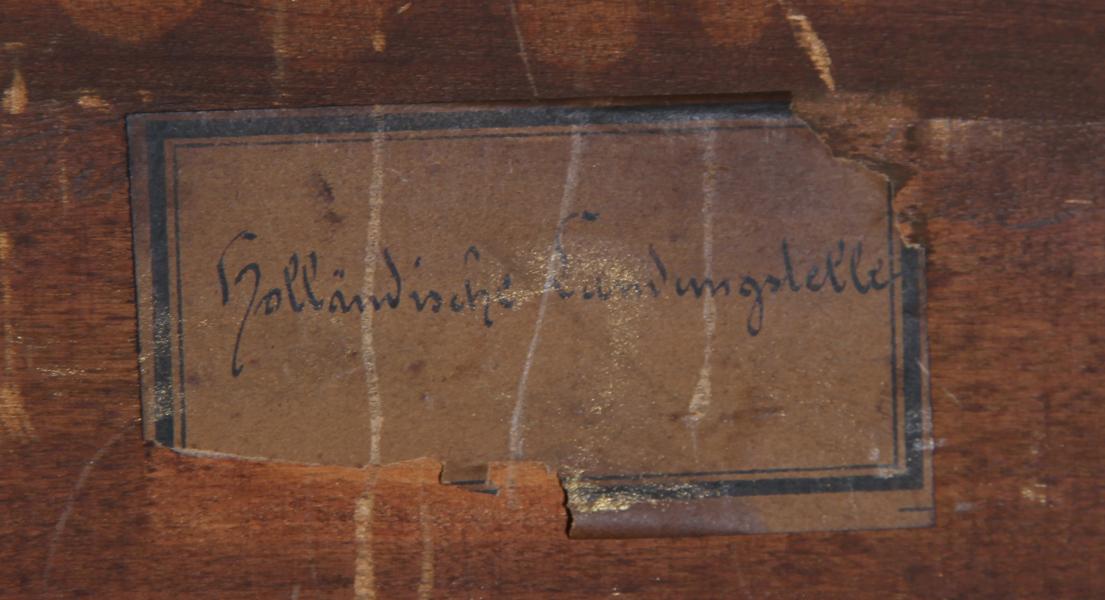 Ludwig Hermann Van Hoom, Hollandische Landschaft, Oil Painting