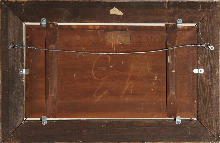 Ludwig Hermann Van Hoom, Hollandische Landschaft, Oil Painting