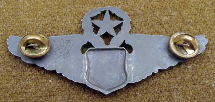 Post WWII Master Navigator badge Wings Mark (Vanguard)