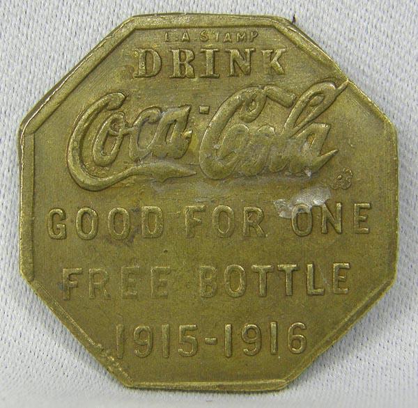 1915-1916 Coca Cola Token