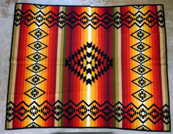 Pendleton Indian Trade Blanket Rare Design