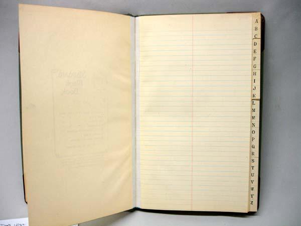 1920's Vintage Ledger Book