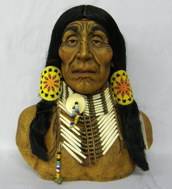 1963 Western Original Sculpture By Domiani