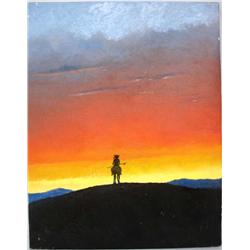 Original Native American Painting by Chebon Barnoskie