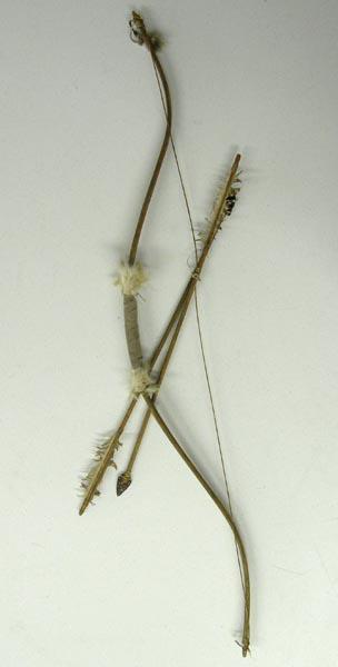 Pueblo Indian Bow and Arrows