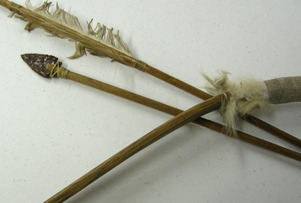 Pueblo Indian Bow and Arrows