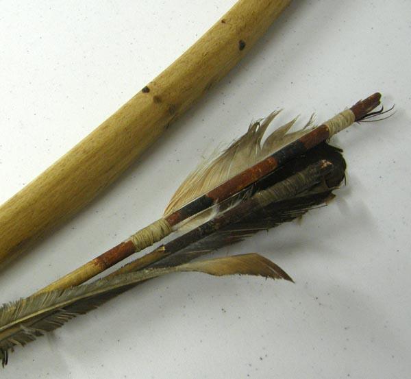 Pueblo Indian Bow & Arrows