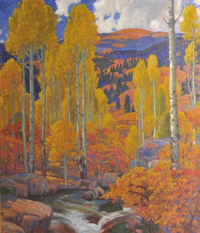 Carl Redin - Aspens in Autumn