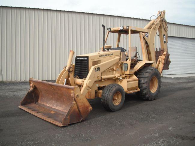 1990 Caterpillar 446 Loader Backhoe
