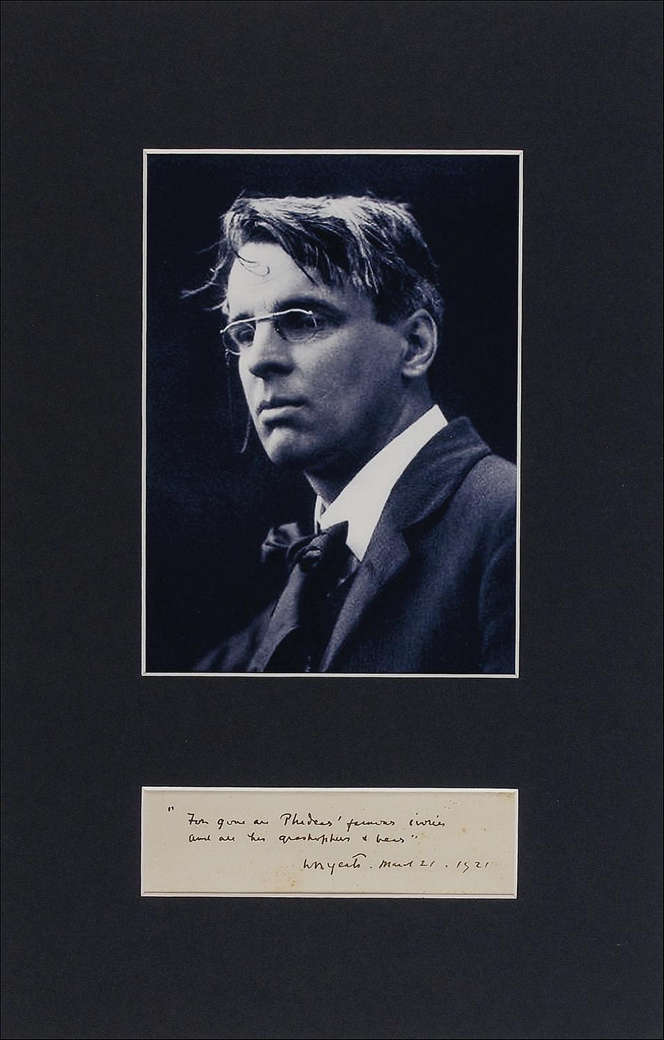 William butler yeats timeline - Aslotechnology