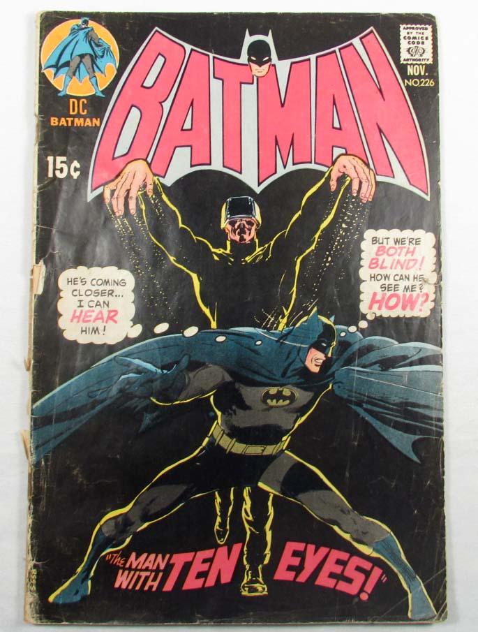 1970 BATMAN NO. 226 COMIC BOOK - 15 CENT COVER
